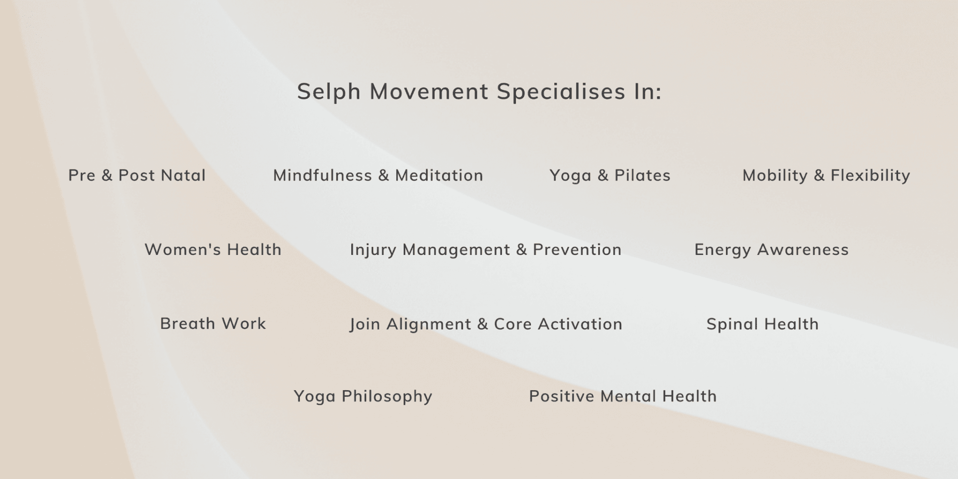 Private Movement Sessions | Selph Health Studios | Holistic ...